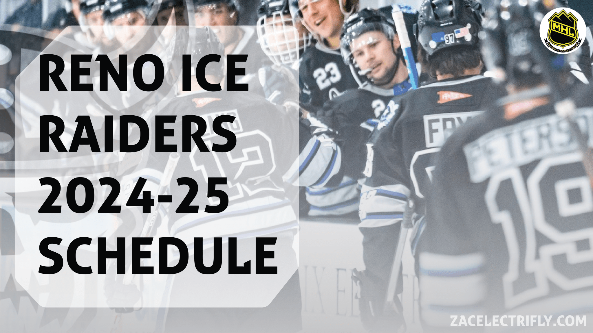 Reno Ice Raiders 2024-25 Schedule – Zac Electrifly